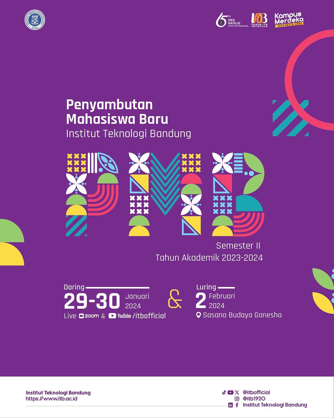 PMB Program Pascasarjana dan Profesi ITB Semester II Tahun Akademik 2023/2024 - Institut ...