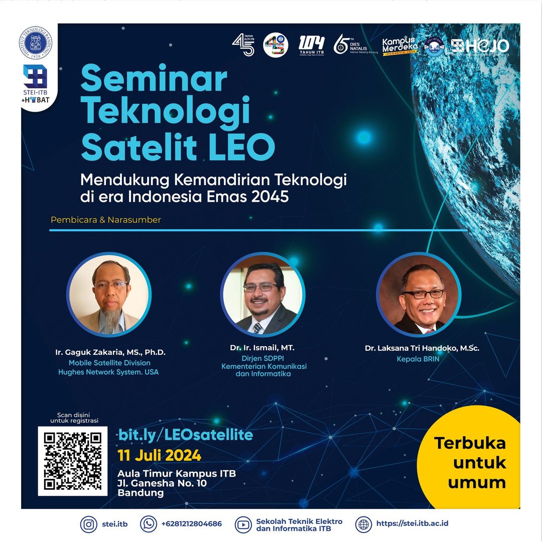 Seminar Teknologi Satelit LEO: Mendukung Kemandirian Teknologi di Era ...